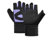 China Half Finger Gym Gloves With Straps For Weight Lifting Body Building for sale