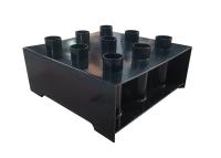 China Barbell Rack Olympic Bar Rack Nine-Hole Storage Rack For Gym for sale