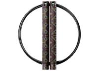 China Custom Logo Private Label Adjustable Aluminium Portable Cable Wire Speed Jump Rope for sale