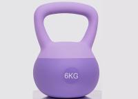 China Home Fitness Gym Equipment Fitness Accessories Soft Kettlebell With Handle Free for sale