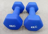 China Gym Equipment Colorful Fitness Neoprene Dumbbell Adjustable 4Kg Vinyl for sale