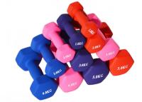China Anti Slip Silent Household Solid Cast Iron Impregnated Hexagonal Dumbbell For Home for sale