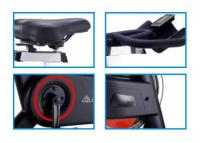 China Fitness Gym Equipment Commercial Spinning Exercise Indoor Bike With 25kgs Flywheel for sale