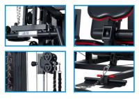 China Customizable Comprehensive Home Gym Equipment Strength Trainer Three Person Station for sale