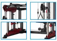 China Multi Functional Home Power Rack Gym Equipment Pull Up Bar Smith Machine Squat Rack for sale