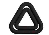 China Silicone Triangle Hoop Dumbbell Silicone Ankle Wrist Weight for sale