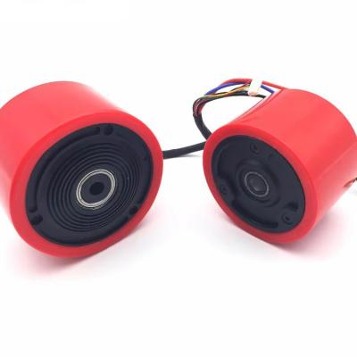 China Factory &Customizable &Balanced BL DC 24V-36V 8352 260W Hub Drive Motor W/ PU Wheel for RC Electric Skateboard Scooter Longboard for sale
