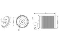 China High Torque & Efficiency Brushless Drive DC 6384S Motor 48V 120-330KV 4000W for Electric Scooter Skateboard Mountainboard for sale