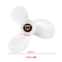 China Factory Hot Sale Brushless Motor Aluminum Alloy 7 1/2* 7-ba Surfing Board Paddle for 65162 Underwater Thruster Jetboard for sale