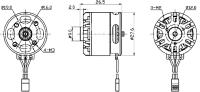 China Factory & Customizable & Balanced Brushless D2208 2-4s BLDC Brushless DC Drive Motor for Multi Axis Aircraft Pan-Tilt Heli PTZ for sale