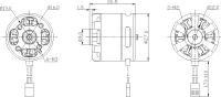 China Factory & Customizable & Balanced Brushless C2208 Gimbal BLDC Brushless DC Drive Motor for Multi Axis Aircraft Pan-Tilt Heli PTZ for sale