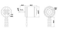 China Factory &Customizable &Balanced Brushless 4250 Brushless DC Drive  Motor 800/900/1100kv for  RC Drone Planes Multi Axis Aircraft for sale
