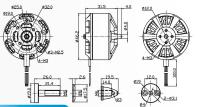 China Factory & Customizable & Balanced Brushless 4114 330KV Drone Multirotor DC Drive Motor for Agriculture UAV RC Helicopter Drone for sale