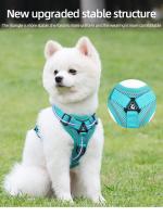 China Leash for small dogs and cats with reflective breathable vest pet harness for sale