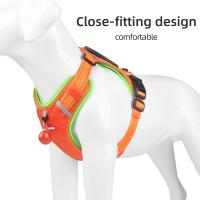 China New pet chest harness vest-style reflective large dog chest harness explosion-proof dog traction rope for sale