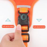 China New pet chest harness vest-style reflective large dog chest harness explosion-proof dog traction rope for sale