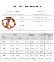 China New pet chest harness vest-style reflective large dog chest harness explosion-proof dog traction rope for sale