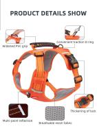 China New pet chest harness vest-style reflective large dog chest harness explosion-proof dog traction rope for sale