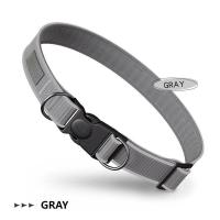 China Anti-breakaway dog ​​collar Reflective anti-lost dog collar Adjustable medium and large dog pet collar for sale