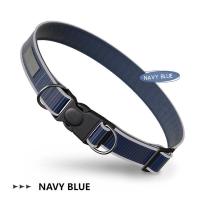 China Anti-breakaway dog ​​collar Reflective anti-lost dog collar Adjustable medium and large dog pet collar for sale