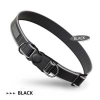 China Anti-breakaway dog ​​collar Reflective anti-lost dog collar Adjustable medium and large dog pet collar for sale