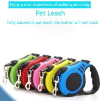 China Retractable leash Nylon automatic retractable pet leash pet supplies for sale