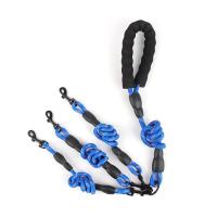 China Dog leash multifunctional one-to-three dog leash reflective pet leash for sale