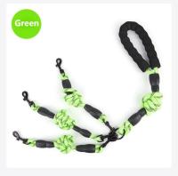 China Dog leash multifunctional one-to-three dog leash reflective pet leash for sale