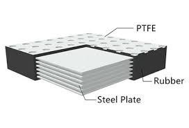 China Elastomeric Rubber Bearing Pad Neoprene Laminated Bridge Bearing for sale