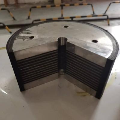 China Bridge Rubber Bearing Pad LRB Seismic Isolation Bridge Lead With Lead Core for sale