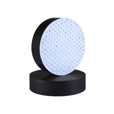China Neoprene Rubber Bearing Pad Laminated Steel Plate Backing Protection for sale