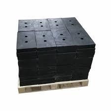 China Neoprene Rubber Bearing Pad Laminated Steel Plate Backing Protection for sale