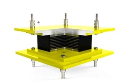 China Natural Rubber Bearing Pad Construction Bridge High Seismic Damping Isolator for sale
