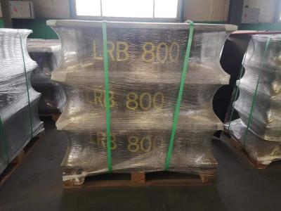 China Deck Bridge Rubber Bearing Earthquake Seismic Insulator For Construction for sale