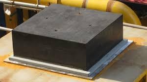 China Construction Elastomeric Rubber Pad Round Rectangular Backing Pad For Deck for sale