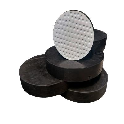 China Laminated Rubber Bearing Pad Black Moulding For Bridge Construction for sale