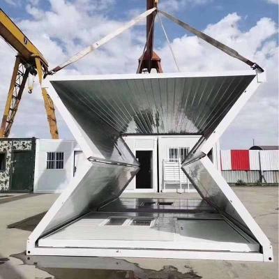 China Fast Assembly Cheap Portable 20ft Prefab Mobile Container Homes Folding Modular Homes for sale