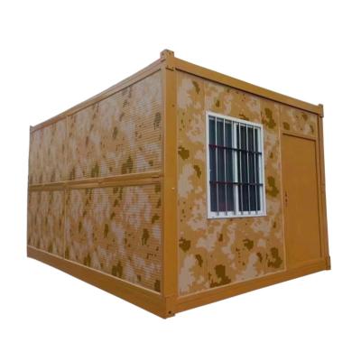 China Prefab Modular Folding Collapsible Foldable Tiny Container 20ft Quick Assembly Quick Build Container House Camping Container Office Portable for sale