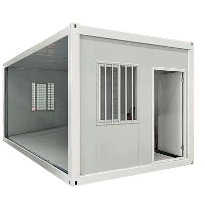 China Folding Camping Headquarters 40ft Modular Prefab Tiny Foldable Tiny House Container Home 20ft Assembly Quick Build for sale