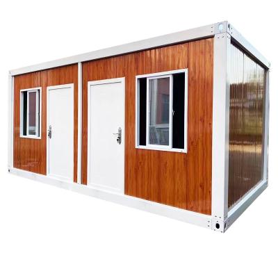 China Fast Assembly Hot Sale 20ft Flat Pack Container Houses Modern Prefab Buildings Container Homes for sale