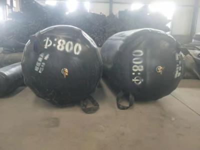 China Tubular Shape Balloon Culverts Concrete Precasting 900mm Pneumatic Inflatable for sale