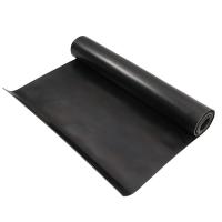 China Black Neoprene Rubber Sheet 3mm 5mm Thickness Oil Resistant Mat for sale