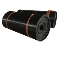 China Black Neoprene Rubber Sheet 3mm 5mm Thickness Oil Resistant Mat for sale