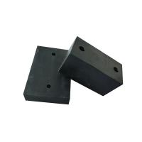 China Heavy Duty Rubber Buffer Pads Molded Rubber Dock Pad Leveler Bumper For Truck for sale
