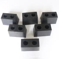 China Molded Dock Black Rubber Bumpers Truck Recessed Solid Buffer Pads for sale