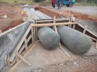 China 900mm Culvert Balloon Inflatable Rubber Moulding Circular Balloon for sale