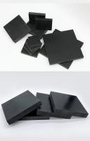 China Black Tamper Rubber Shock Absorber Recycled Heavy Duty Buffer Pads for sale
