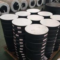 China Neopre Material Rubber Bearing Pad Impact Resistant Round Rectangular for sale