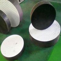 China Neopre Material Rubber Bearing Pad Impact Resistant Round Rectangular for sale