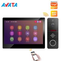 China Tuya APP IP/WiFi IPS HD Touch Screen Video Doorbell Video Door Phone Intercom System for sale